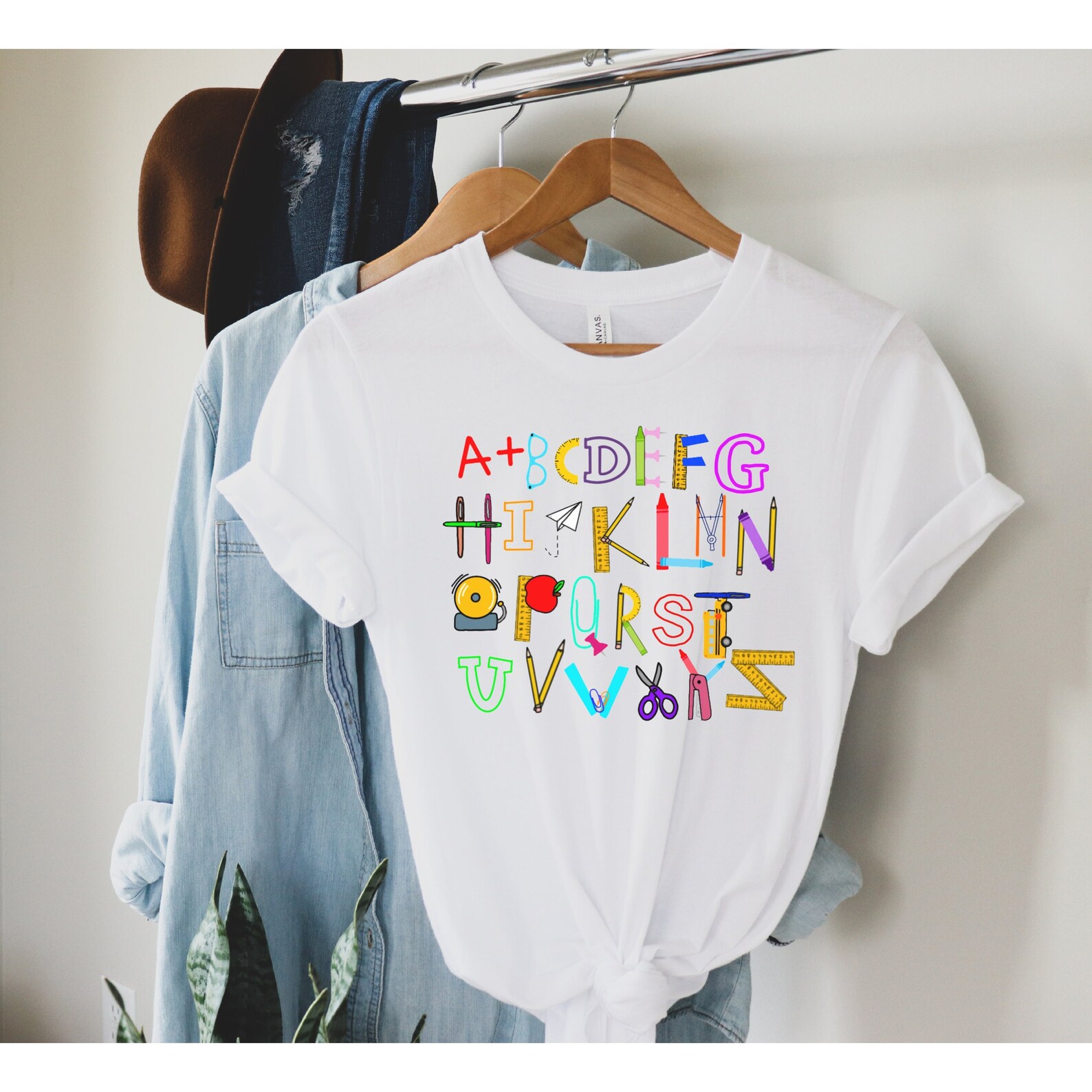 Alphabet Shirt Alphabet Doodle Teacher Shirt ABC Teacher - Etsy