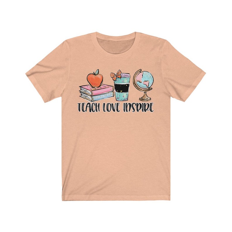 Teacher Teach Love Inspire Shirt Teacher Shirts Teacher Gifts - Etsy