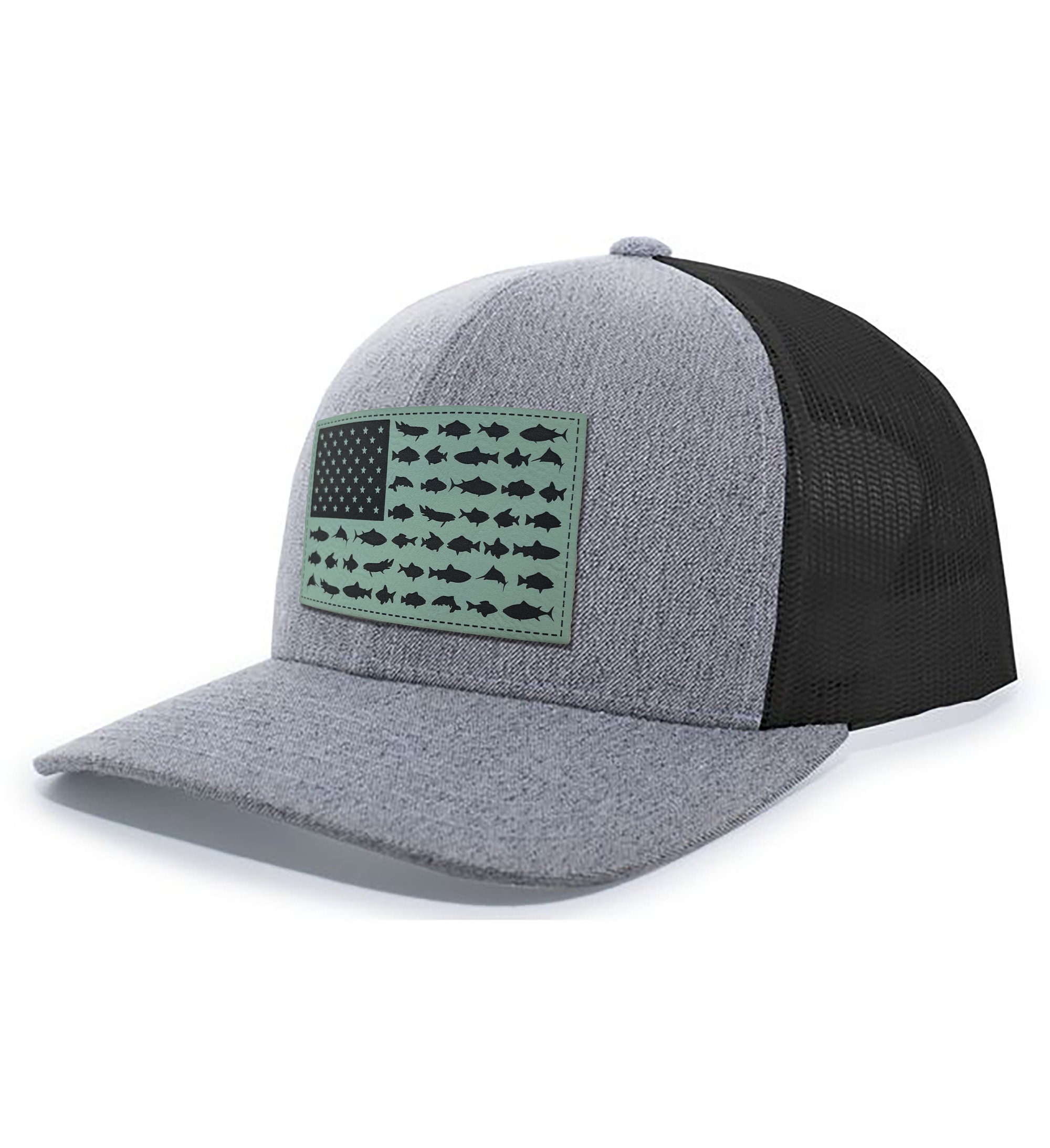 Pledge of Allegiance Fishing Flag Patch Snapback Trucker - Etsy