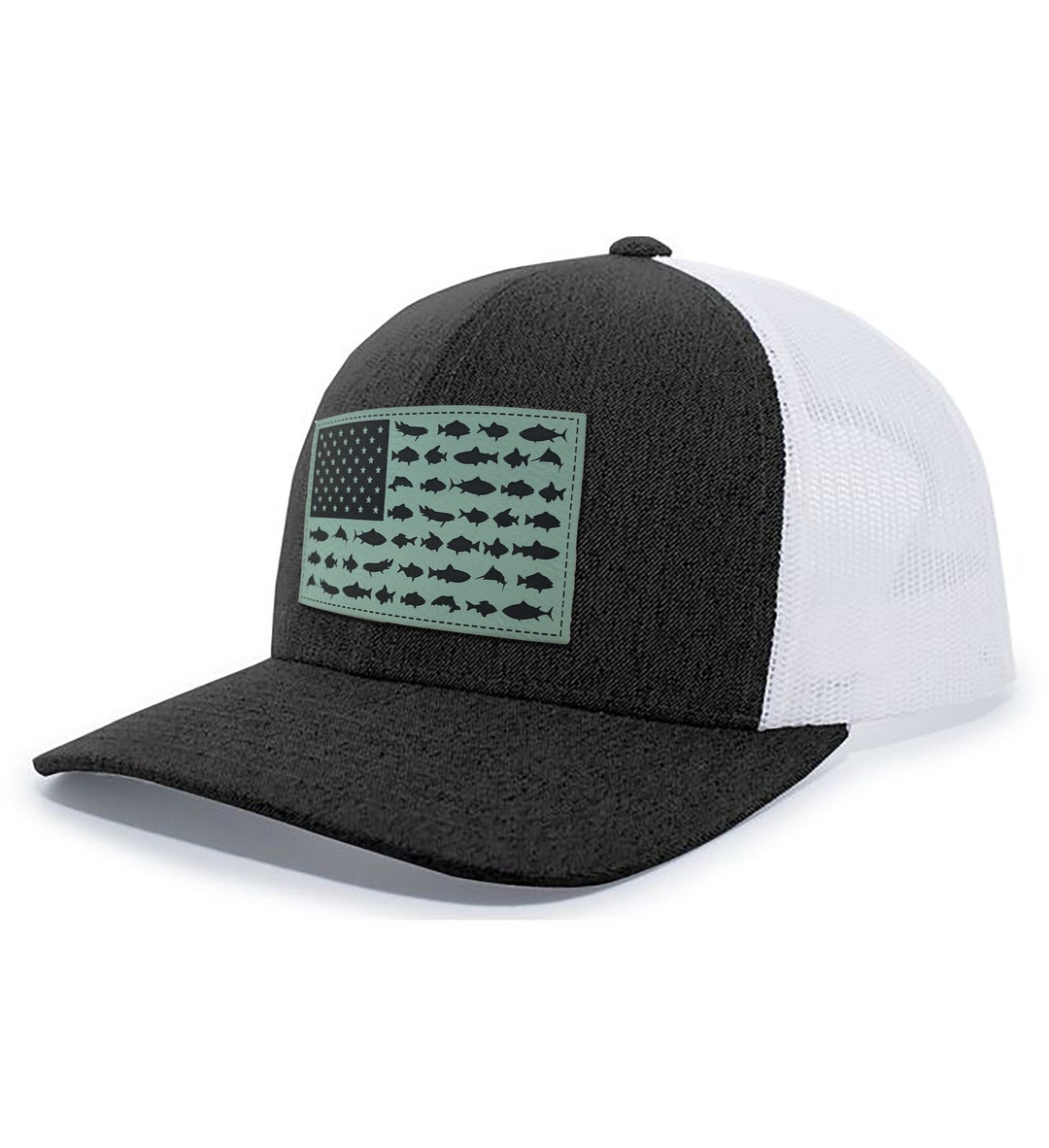 Pledge of Allegiance Fishing Flag Patch Snapback Trucker - Etsy