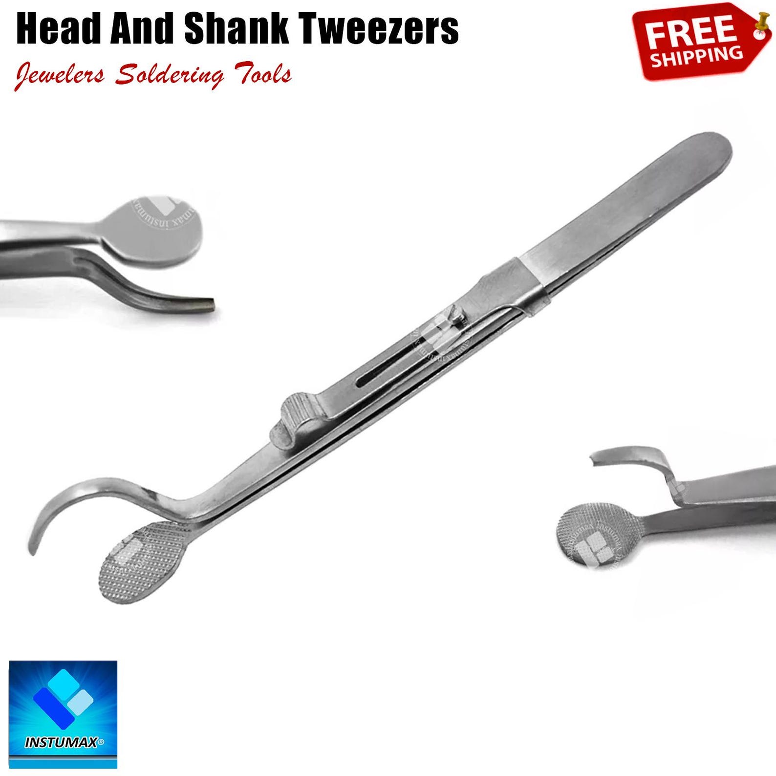 Jewelry & Watchmaking Tweezers Set - 4 Precision Tools for DIY ...