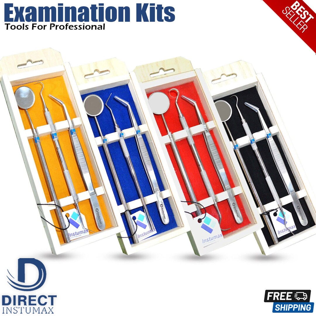 Dental Tools Kit Tooth Scaler and Scraper Double Headed Plaque Tarter ...