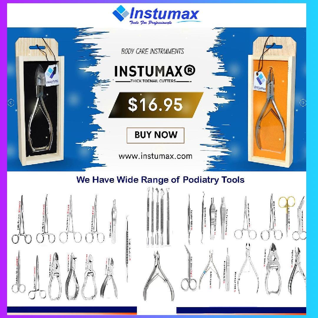 Toenail Instruments Stainless Steel Ingrown Cuticle Nipper & Cutters ...