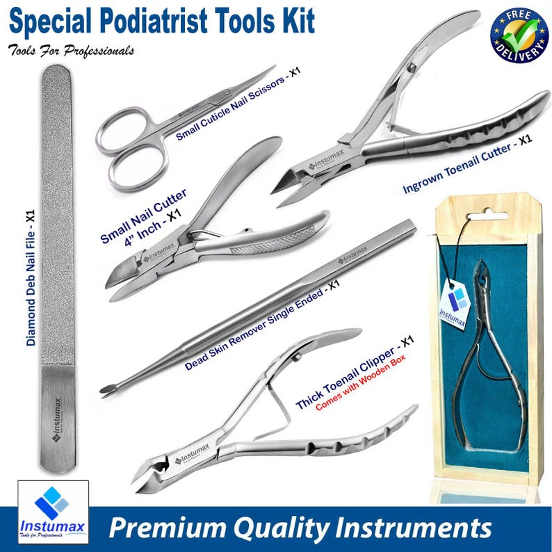 Advanced Podiatrist Chiropody Kit Ingrown Toenail Removal Tools ...