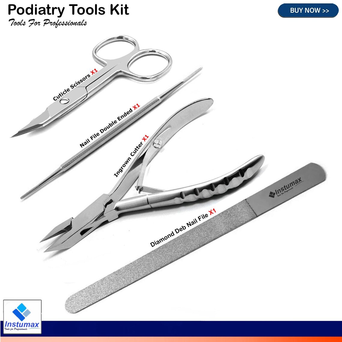 Toenail Instruments Stainless Steel Ingrown Cuticle Nipper & Cutters ...