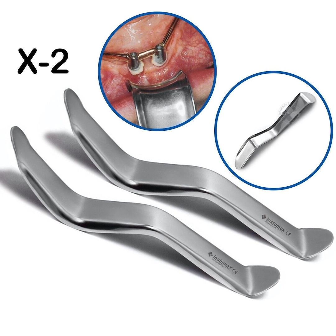 X2 Minnesota Cheek Tongue Retractor Mouth Opener Dental Surgical ...