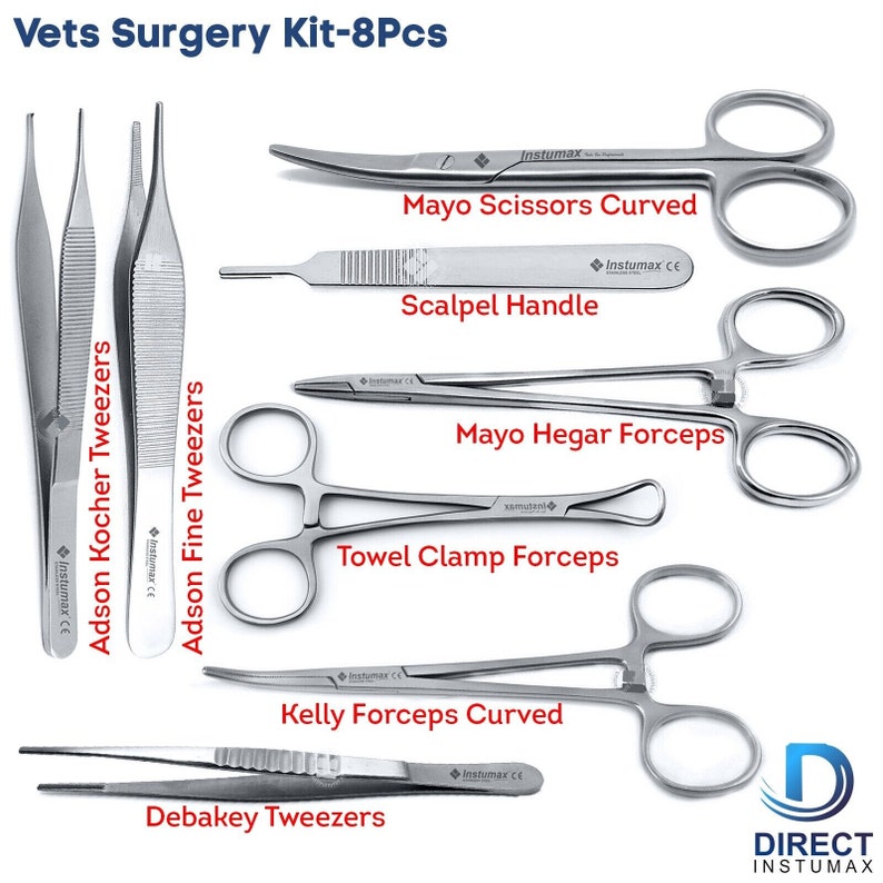Veterinary Spay Cat / Bitch Dog Surgery Kit Canine Feline Spay Pack ...