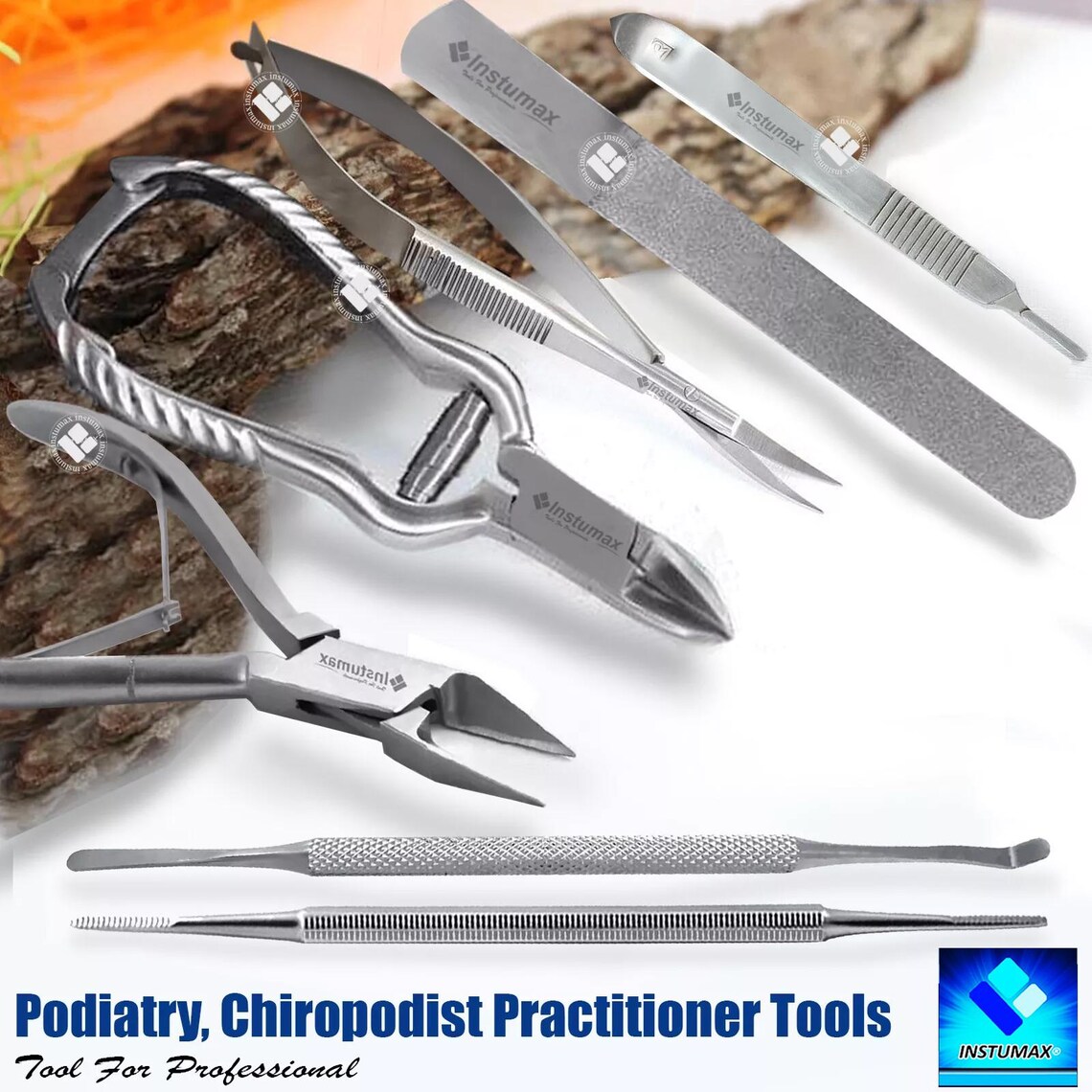 Podiatrist Thick Toenail Lifter Clippers for Thick & Ingrown Nails ...