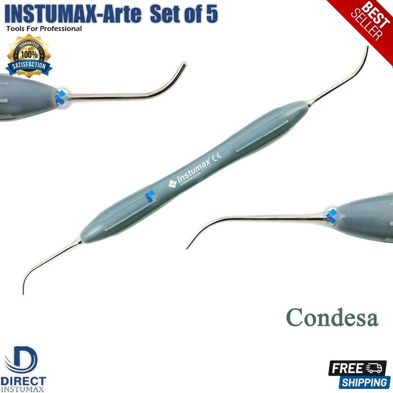 5pcs Dental Composite Filling Instruments Kit Restoration Placement ...