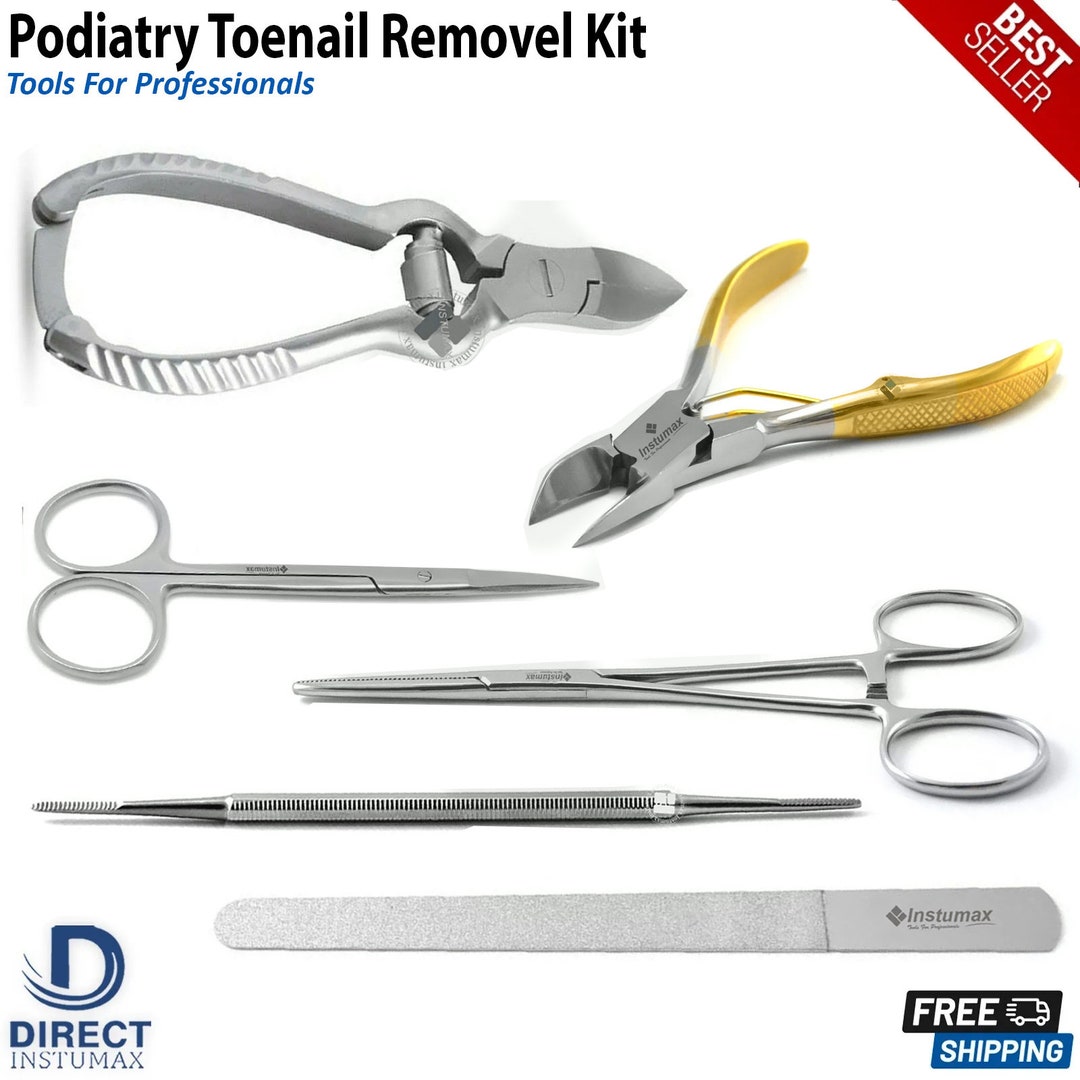 Professional Toenail Tools Kit, Nail Foot Ingrown Toenail Removal ...