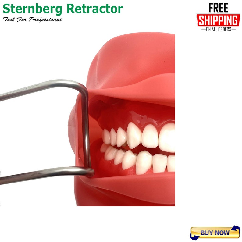 INSTUMAX Sternberg Retractor Lip Cheek Oral Mouth Opener Dental Labial ...