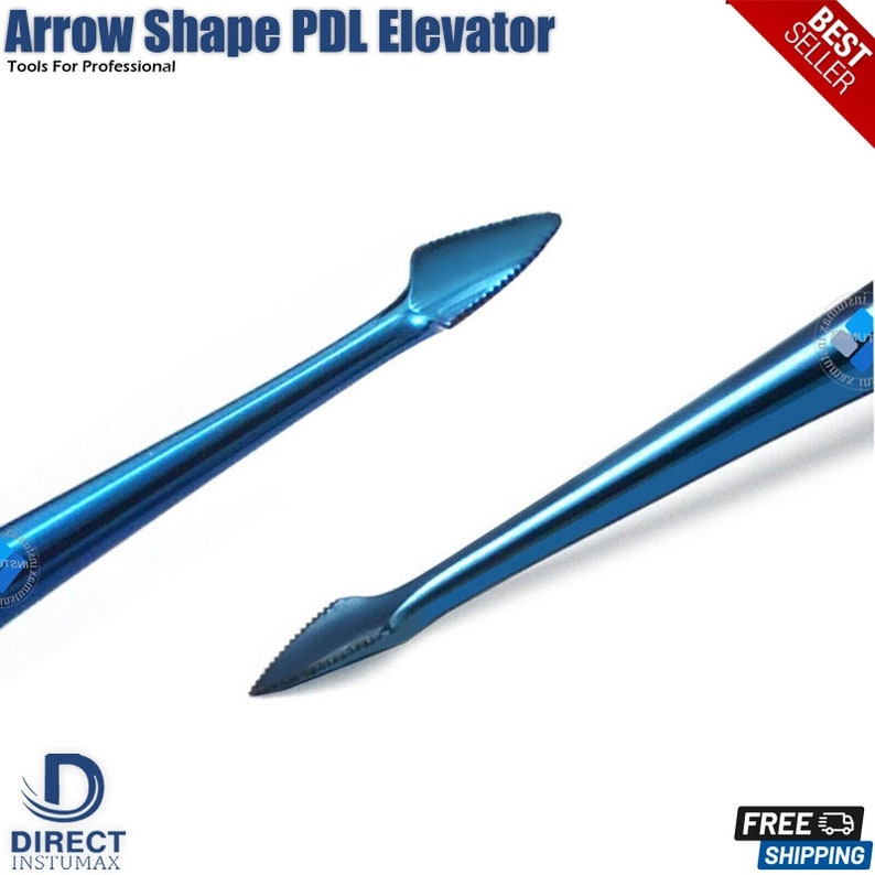 INSTUMAX 2-PCS PDL Luxating Arrow Shape Elevator Serrated Spade ...