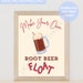 Red Root Beer Float Sign, Make Your Own Root Beer Float, Root Beer ...