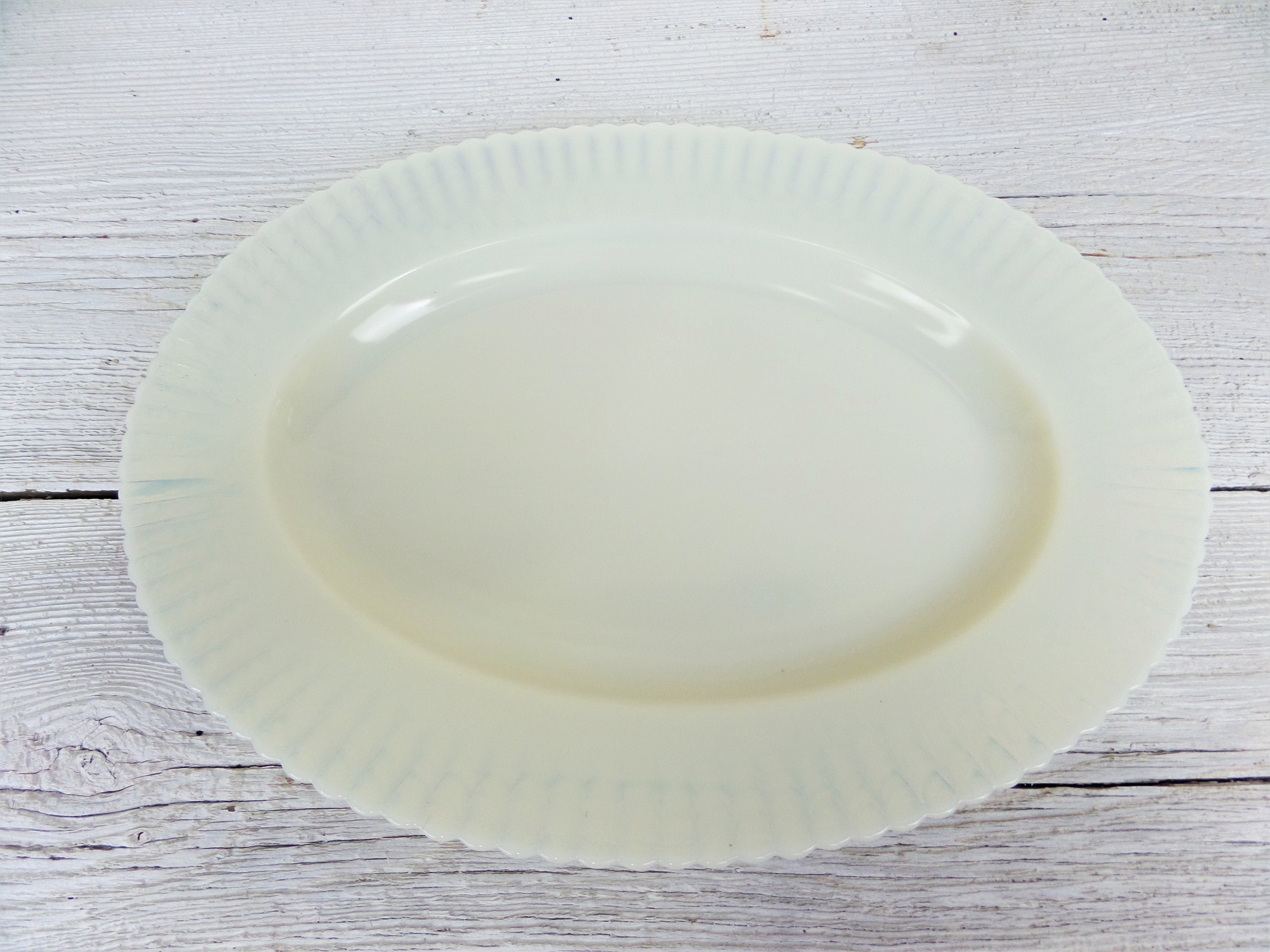 Collectible Glass Fused glass 13 inch dinner plate Collectibles etna.com.pe