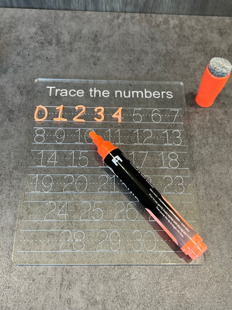 Kids Tracing Tablets , Dry Erase Letter Tracing, Acrylic Tracing Board ...