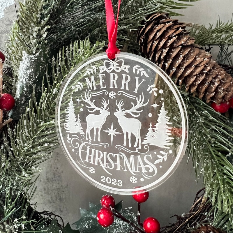 Acrylic Christmas - Etsy