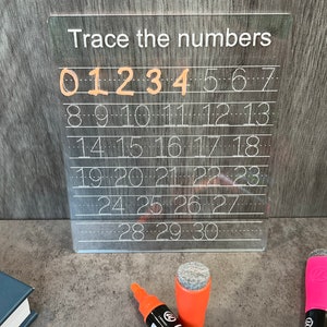 Kids Tracing Tablets , Dry Erase Letter Tracing, Acrylic Tracing Board ...