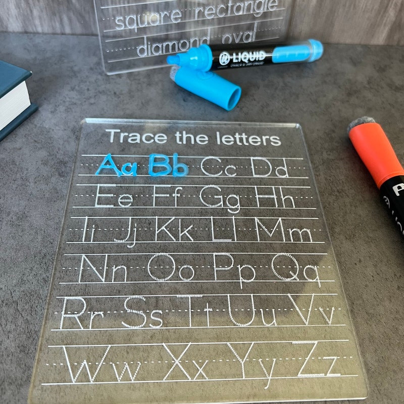 Letter Tracing Board - Etsy