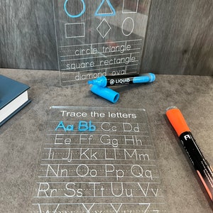 Kids Tracing Tablets , Dry Erase Letter Tracing, Acrylic Tracing Board ...