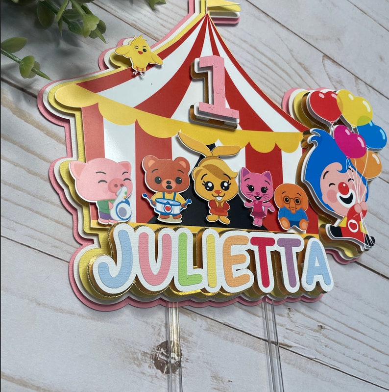 Plim Plim Birthday Cake Topper Plim Plim 3D Cake Topper - Etsy Singapore