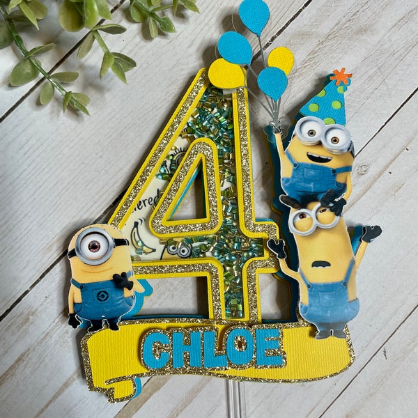 Minion Cake Topper - Etsy