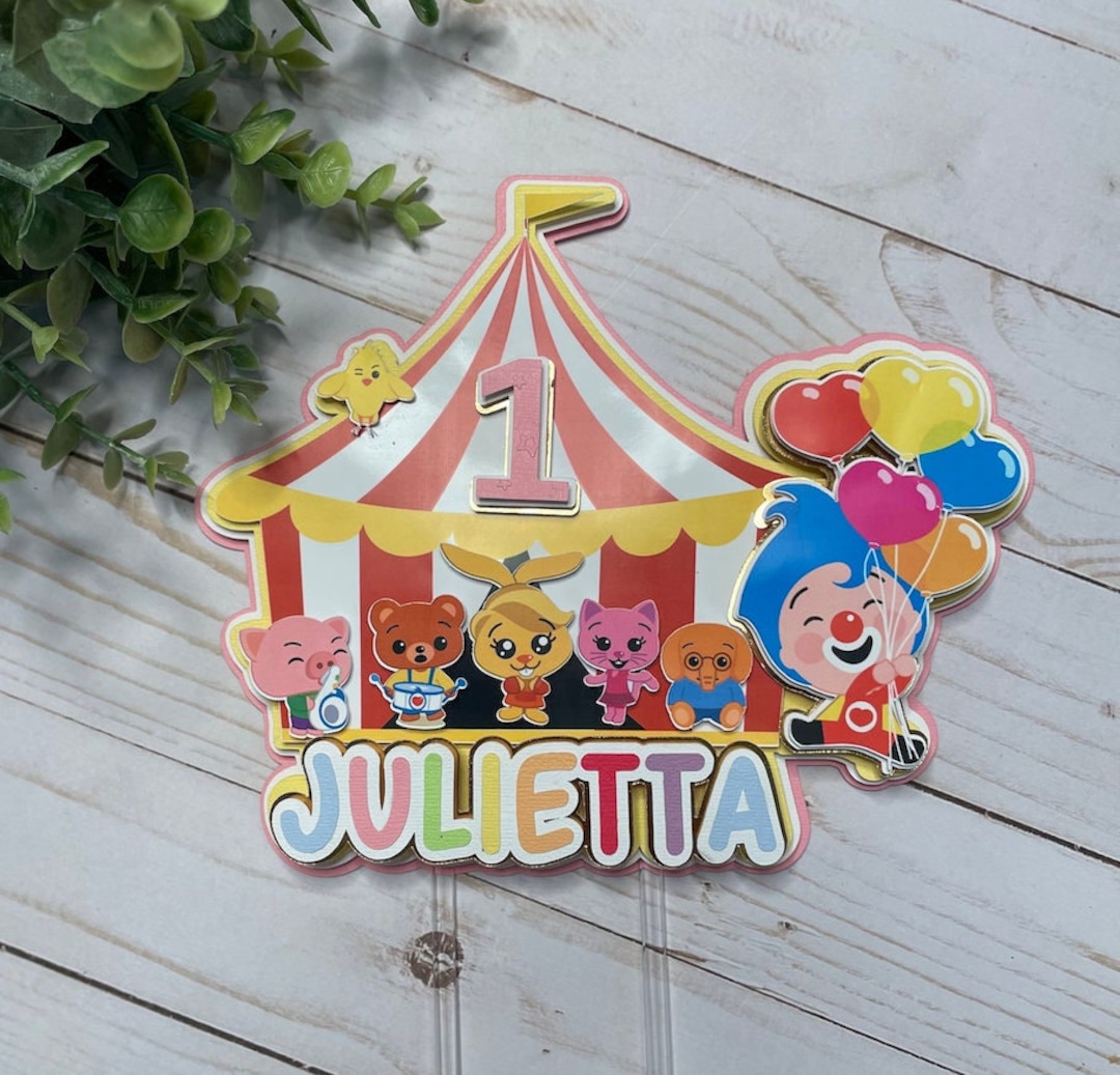 Plim Plim Birthday Cake Topper Plim Plim 3D Cake Topper - Etsy Australia