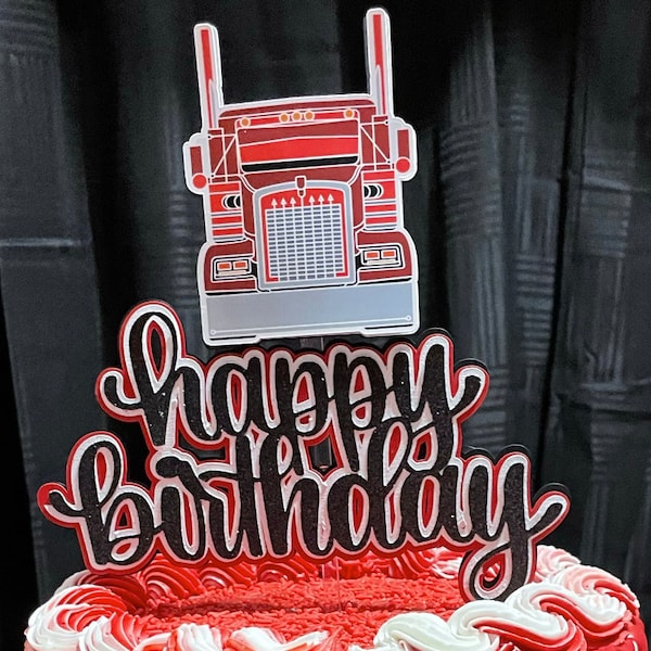 Semi Truck Themed Birthday Party - Etsy