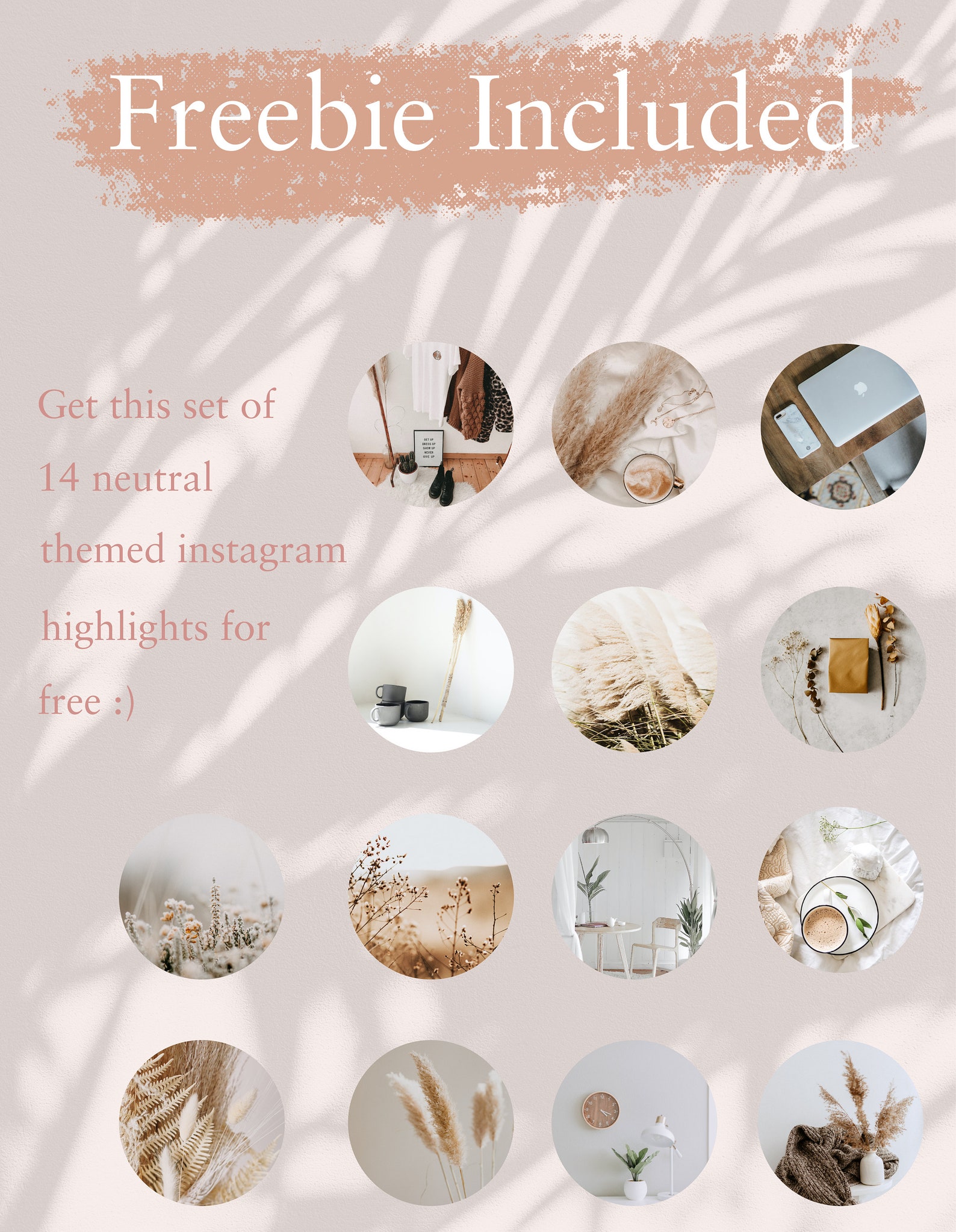 30 Neutral Instagram Highlight Covers for the Feminine, Social Media ...