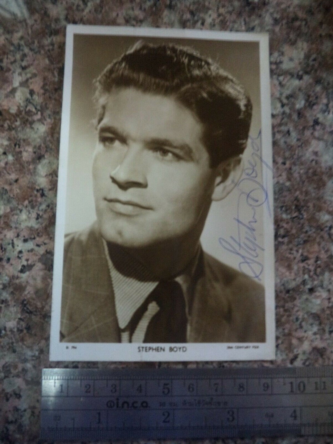 STEPHEN BOYD (1931 – 1977) Autograph, Hand Signed on a PICTUREGOER ...