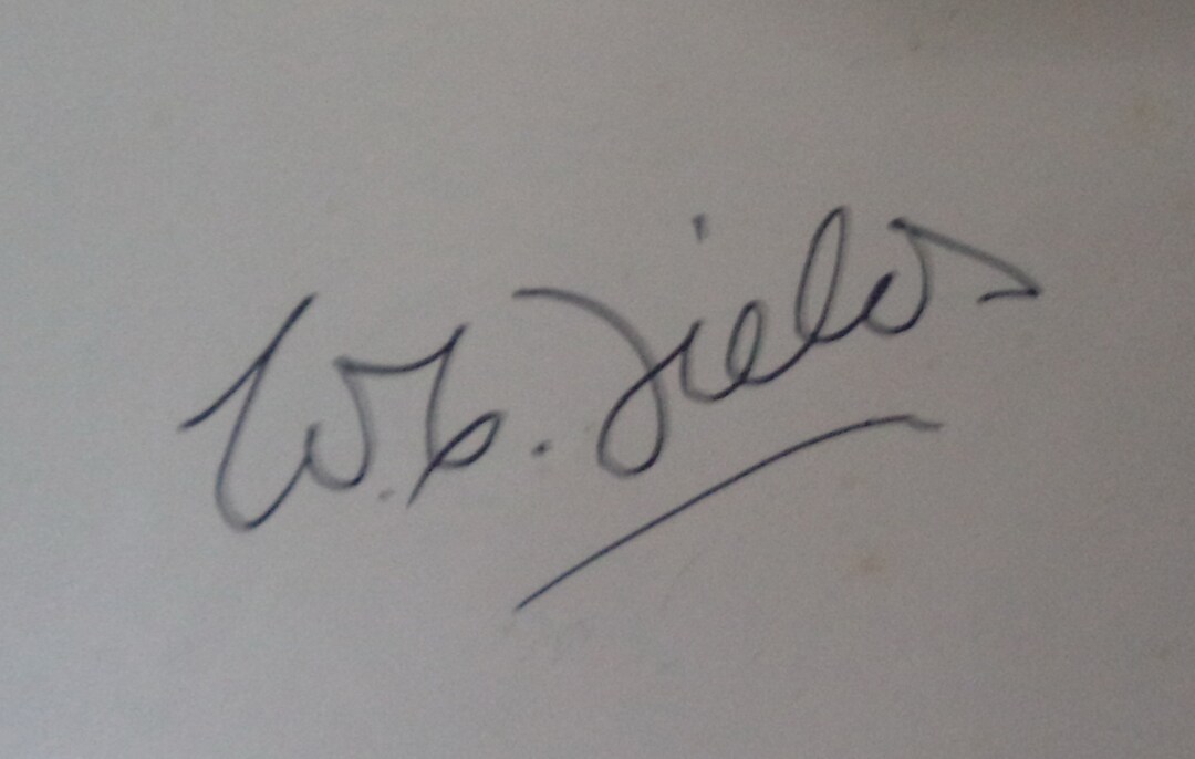 W. C. FIELDS (1880 – 1946) Autograph, Hand Signed on a Vintage Album ...