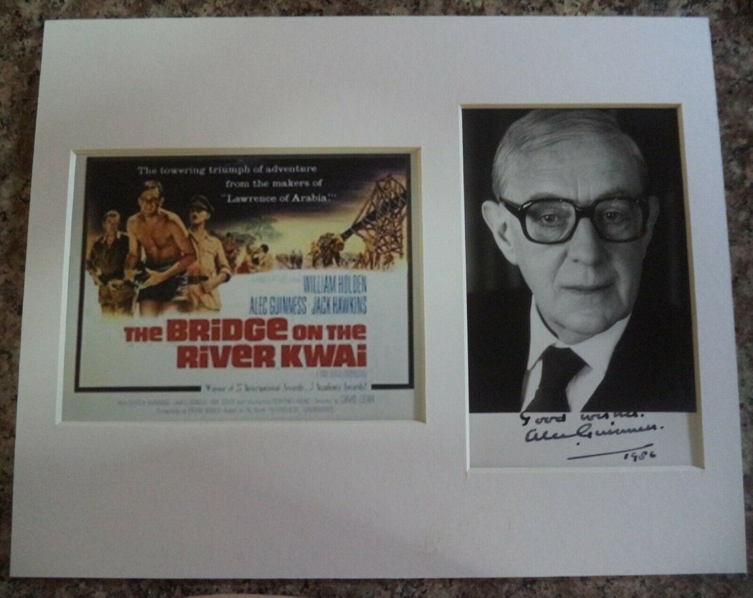 ALEC GUINNESS 1914 2000 Autograph Mounted Display, Hand Signed Photo ...