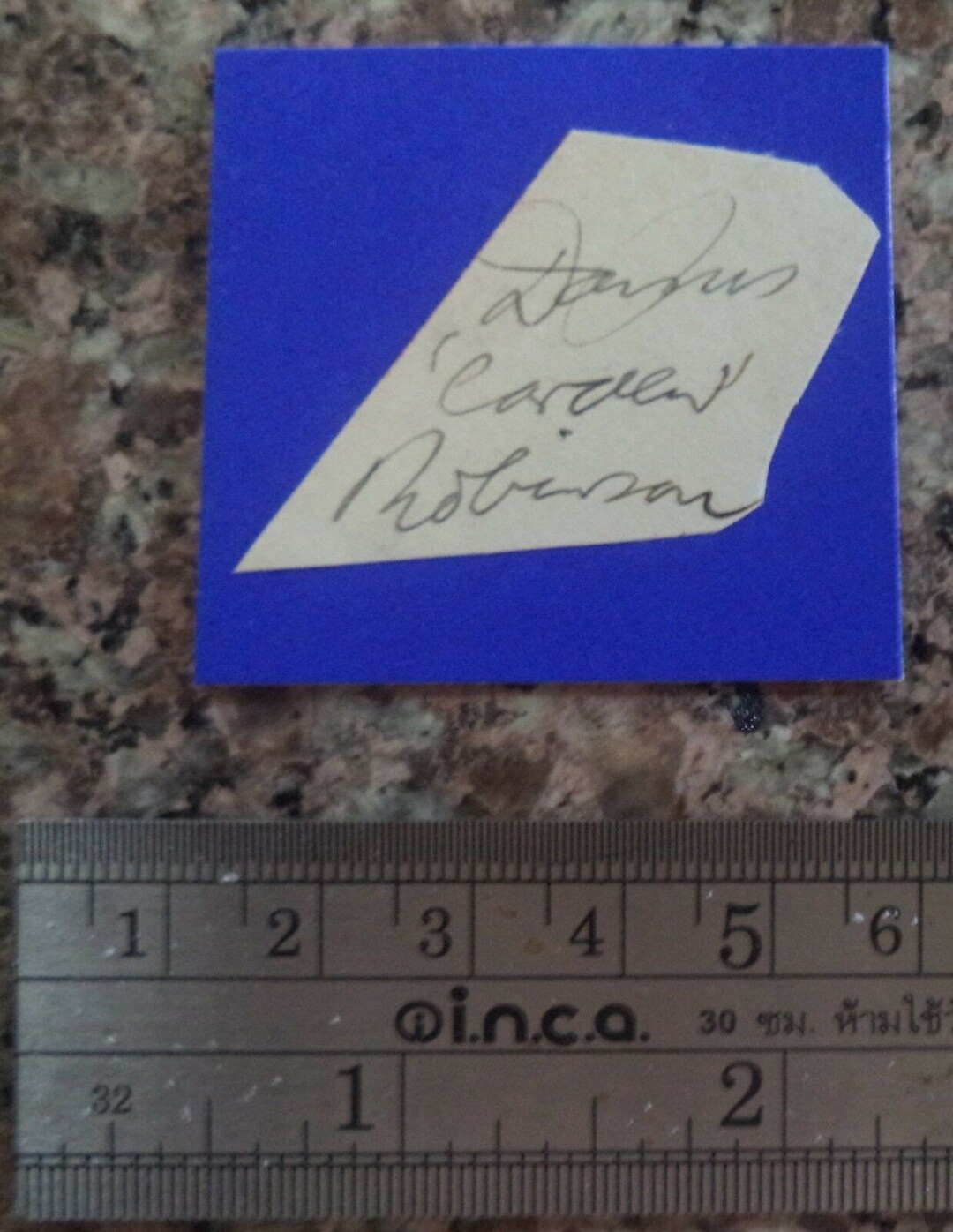 DOUGLAS CARDEW ROBINSON (1917 – 1992) Autograph, Hand Signed Cut Page ...