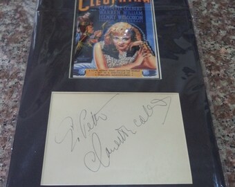 Claudette Colbert - Etsy