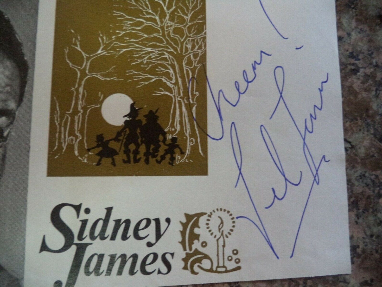 SID JAMES (1913 – 1976) Autograph, Hand Signed on a 1960s Cut Programme ...