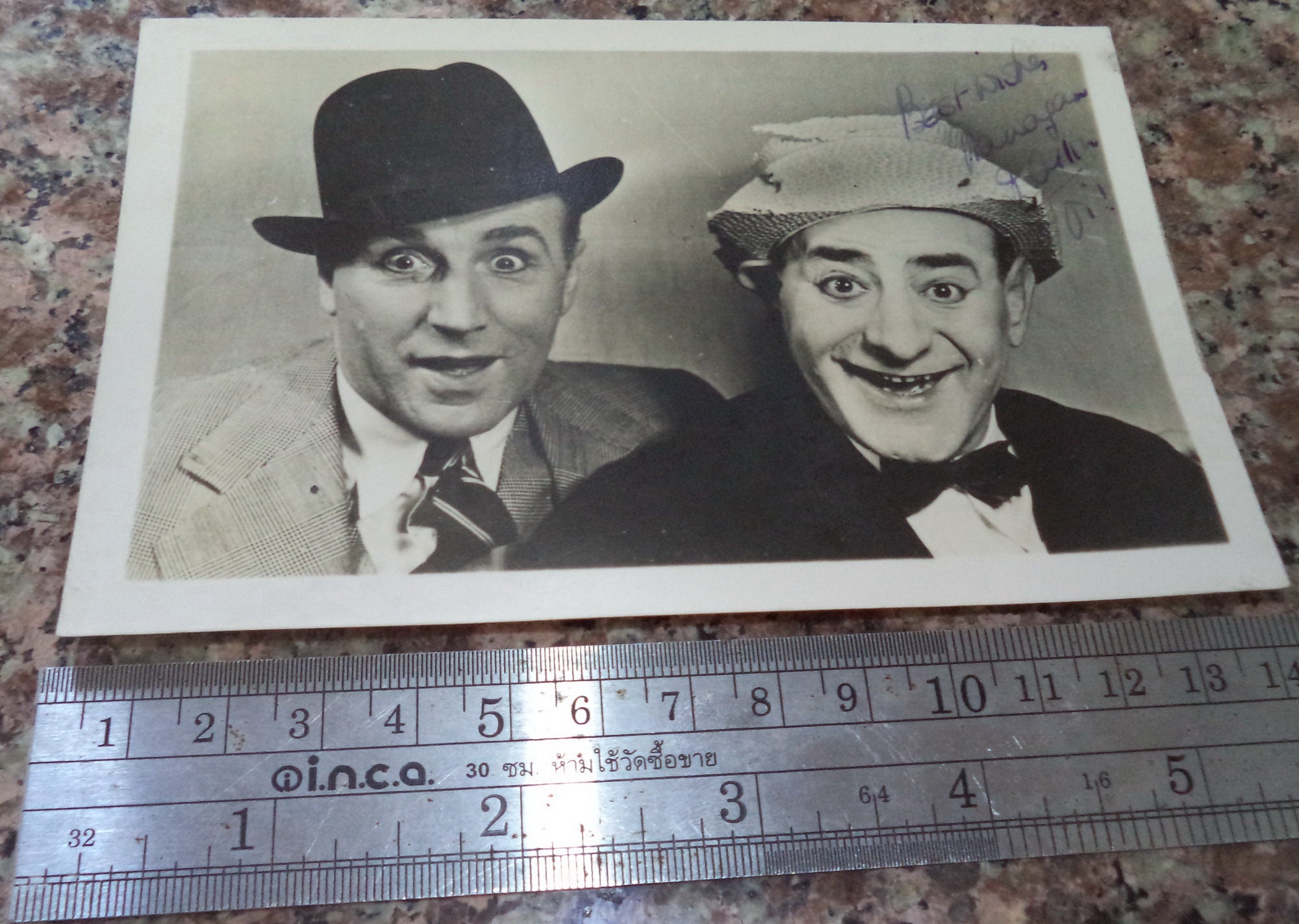 BUD FLANAGAN (1896 – 1968) and Chesney Allen (1894 – 1982) Autographs ...