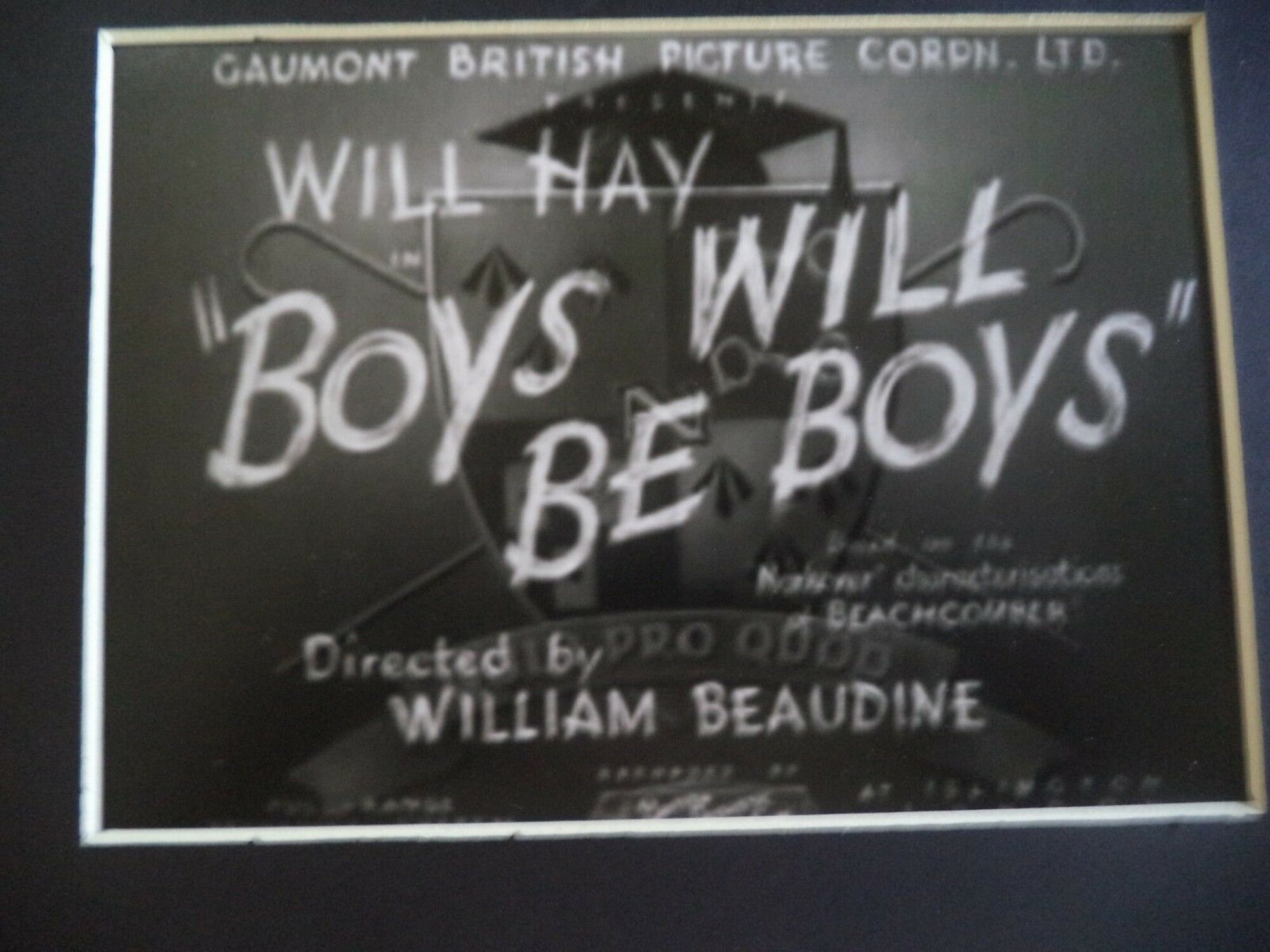 WILL HAY (1888 – 1949) Autograph Mounted Display, on Hand Signed ...