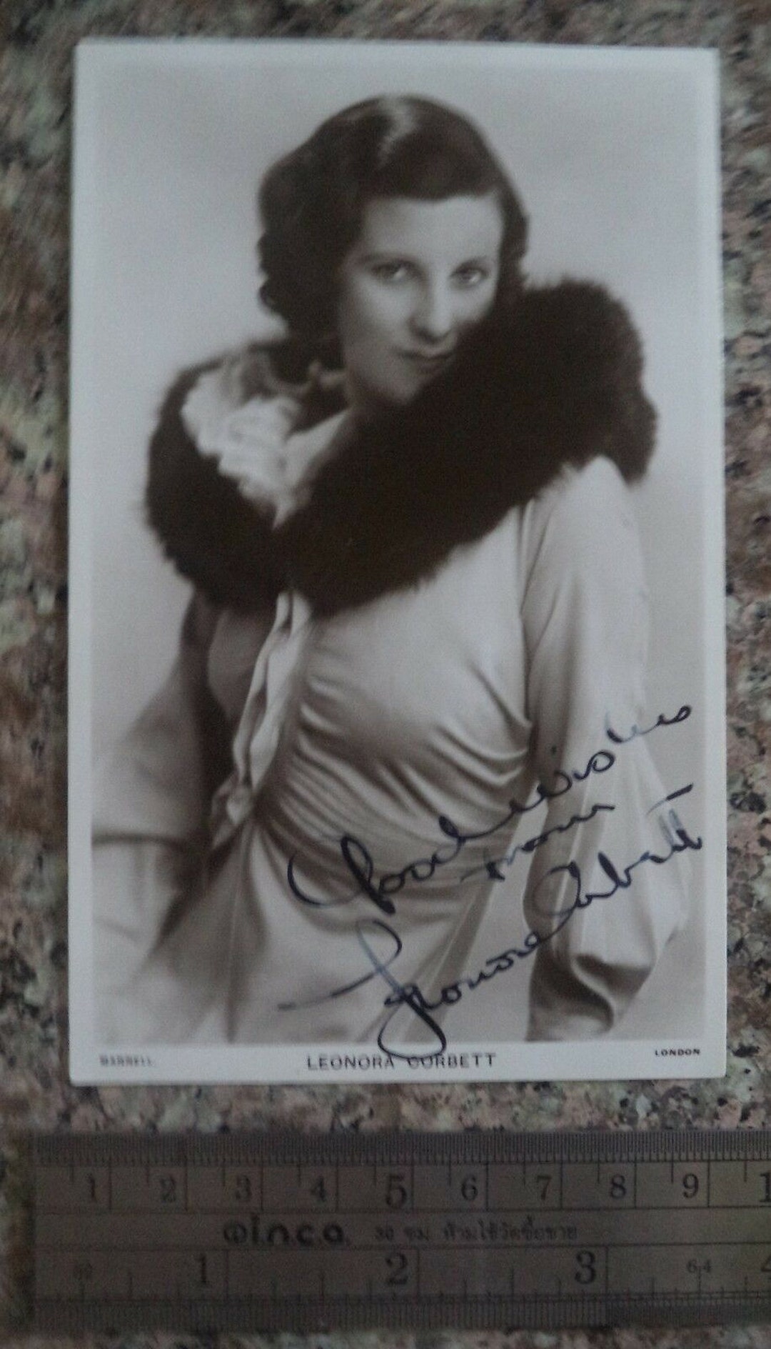 LEONORA CORBETT (1908 – 1960) Autograph, Hand Signed on Vintage Photo ...