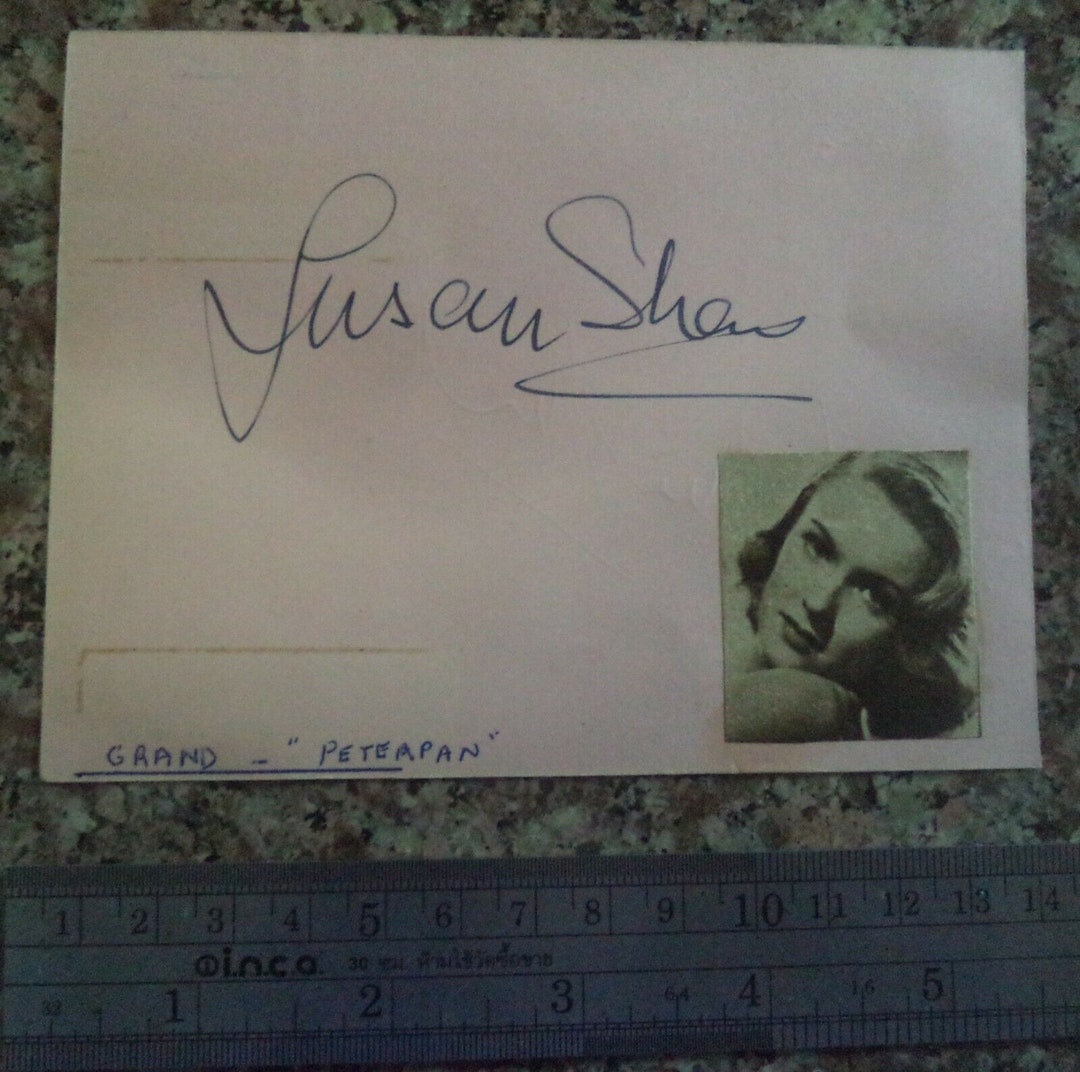 SUSAN SHAW (1929 – 1978) and John Mills Autographs, Hand Signed on ...