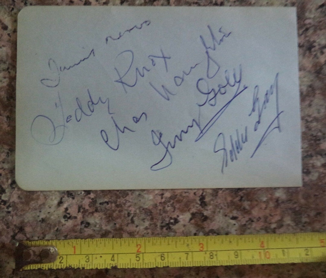 CRAZY GANG AUTOGRAPHS Jimmy Nervo, Teddy Knox, Charlie Naughton, Jimmy ...
