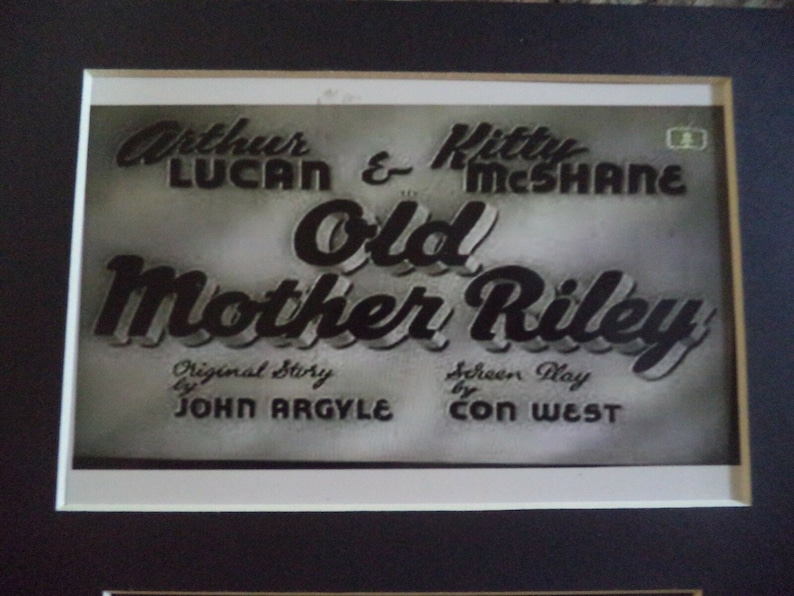 ARTHUR LUCAN & Kitty Mcshane (aka Mother Riley and Kitty) Autograph ...