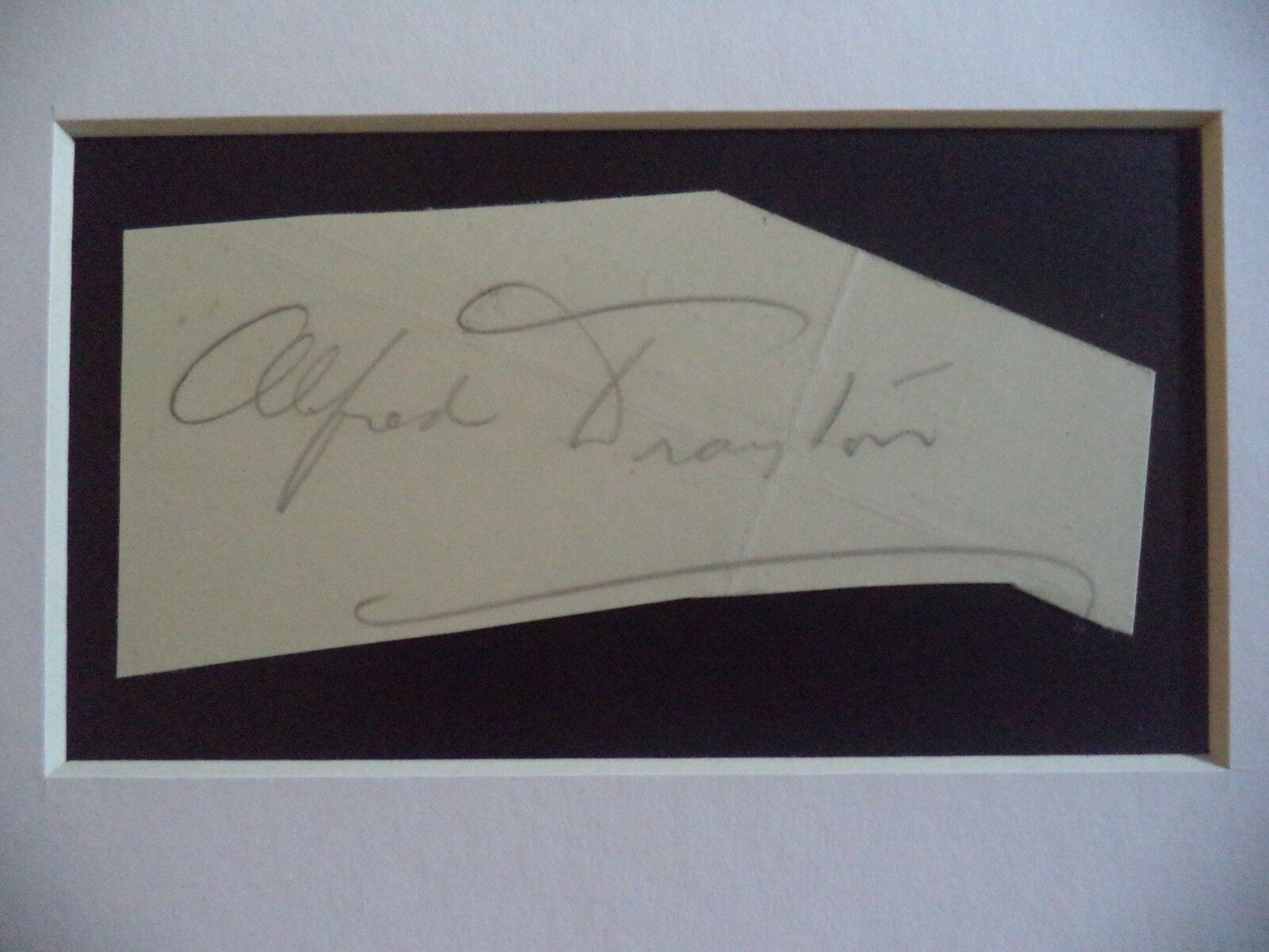 ALFRED DRAYTON 1881 1949 Autograph Mounted Display Hand - Etsy UK