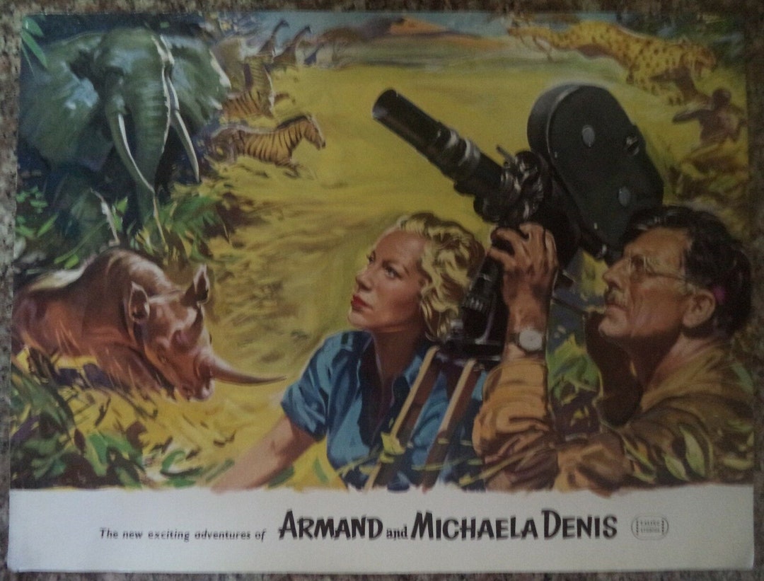 ARMAND & MICHAELA DENIS (1955) Small Poster/synopsis Ealing Studios ...