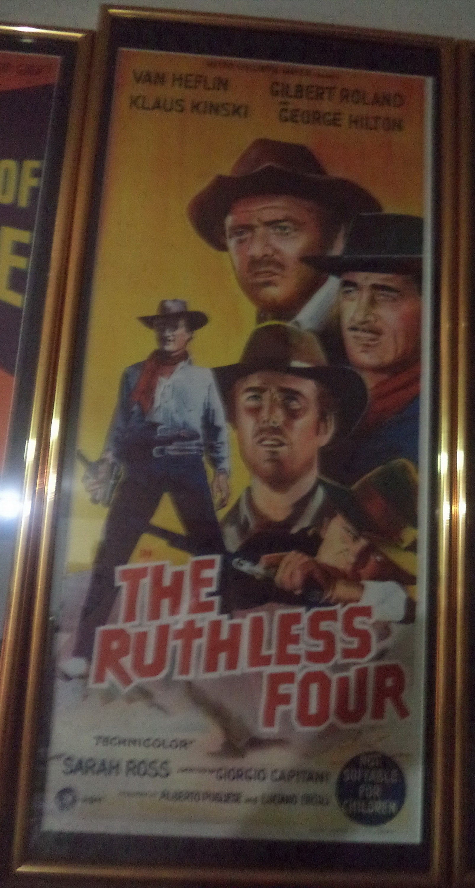 THE RUTHLESS FOUR (1968) Australian Daybill Poster Hand Litho Printed ...