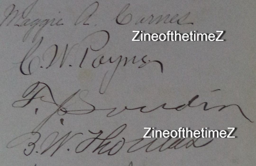 JUBILEE SINGERS (F. J. Loudin's) - Full Set of Autographs 1885 UK Tour ...