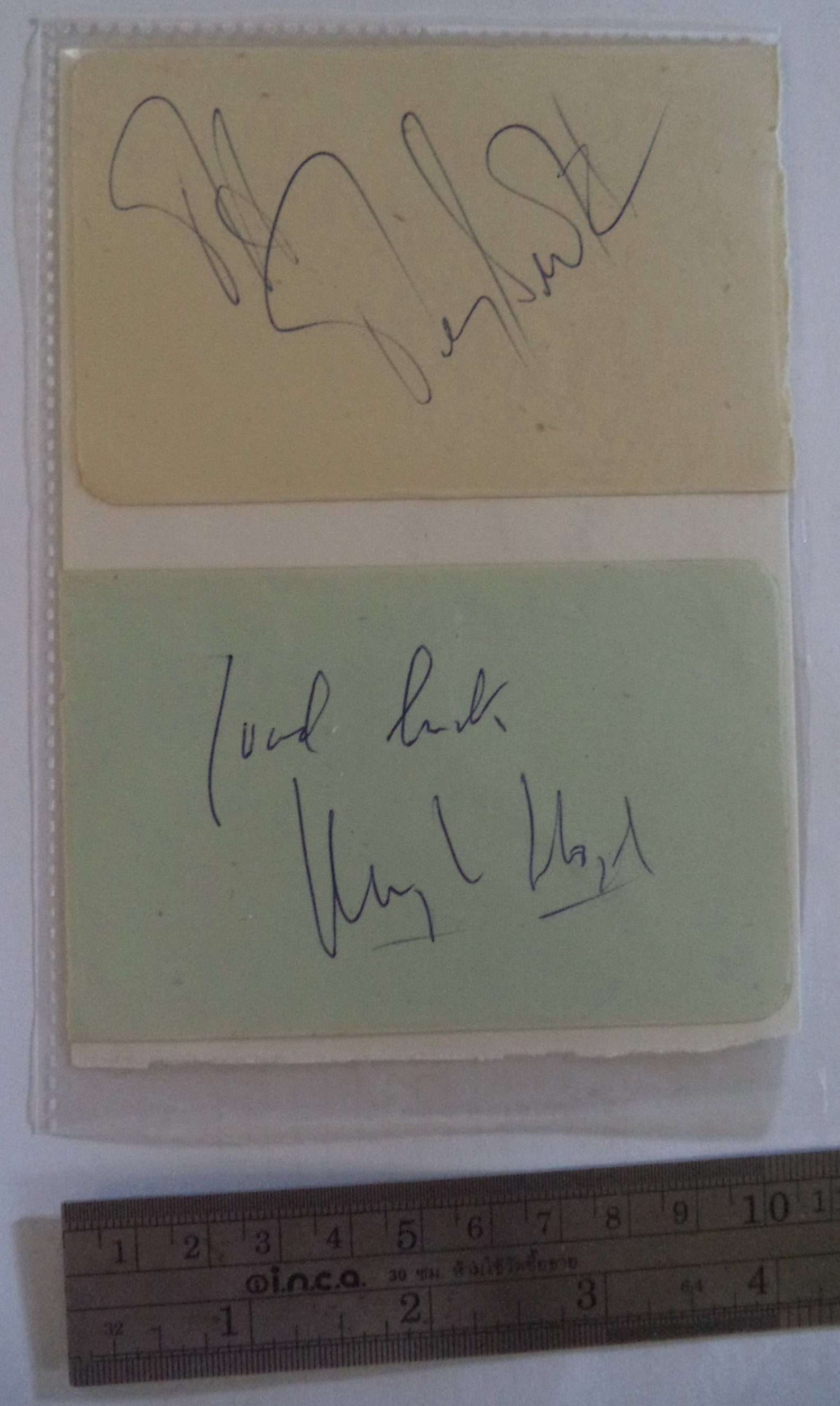 TERRY SCOTT (1927 – 1994) and Hugh Lloyd (1923 – 2008) Autographs, Hand ...
