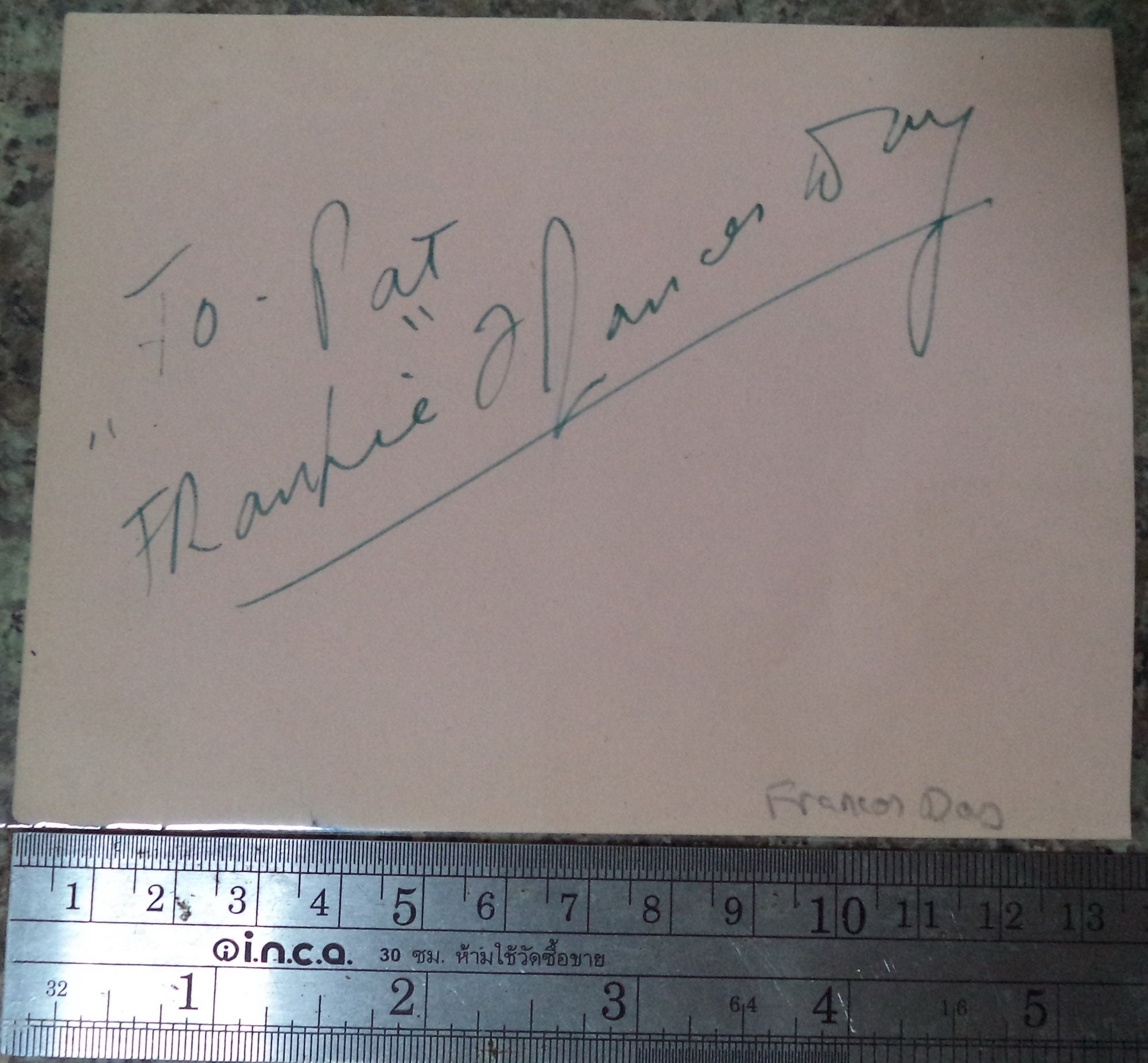 DOUGLAS FAIRBANKS Jr and Frances Day Autographs, Hand Signed on Vintage ...