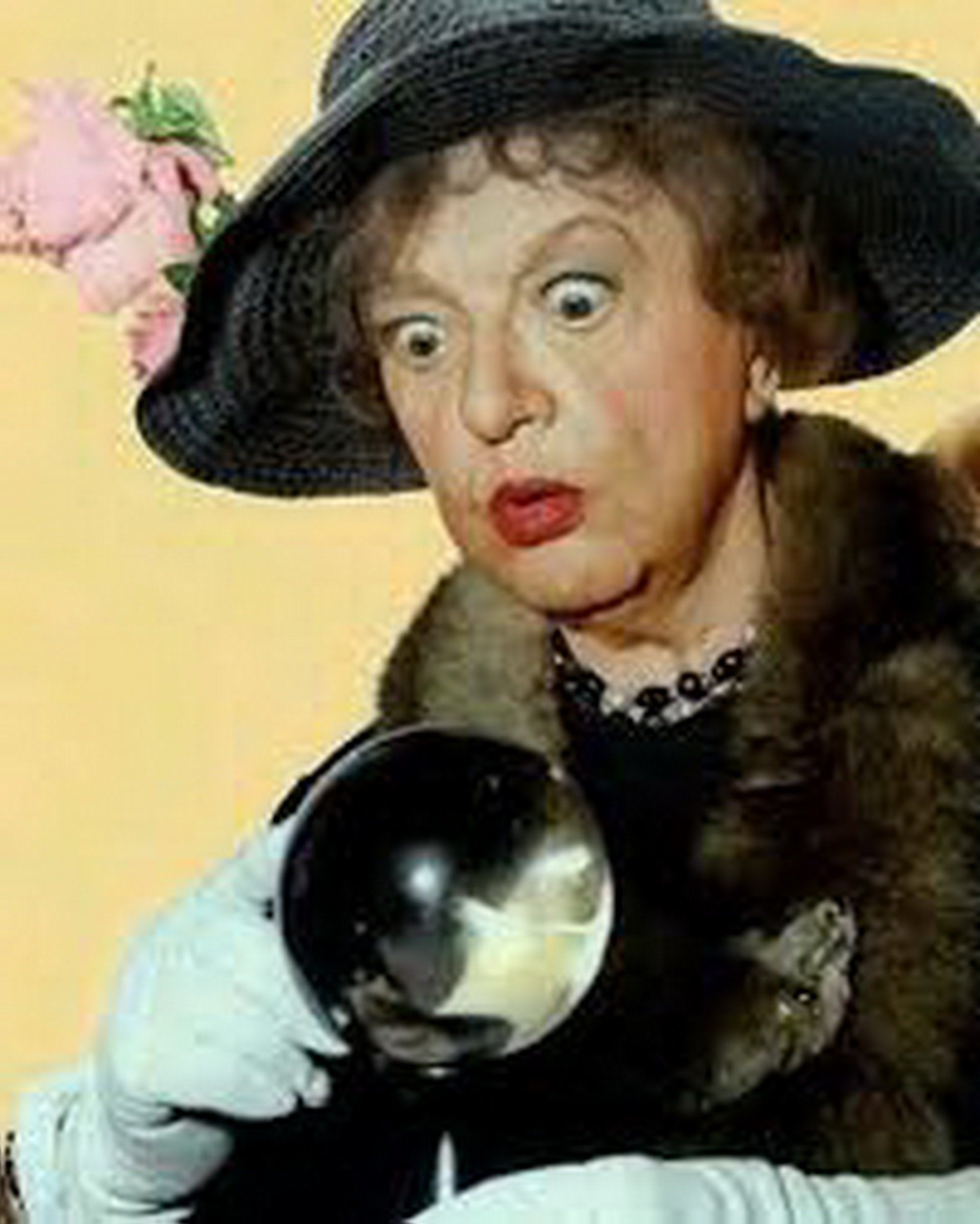 MARION LORNE 1883 1968 Autograph, Hand Signed on Card Played Aunt Clara ...