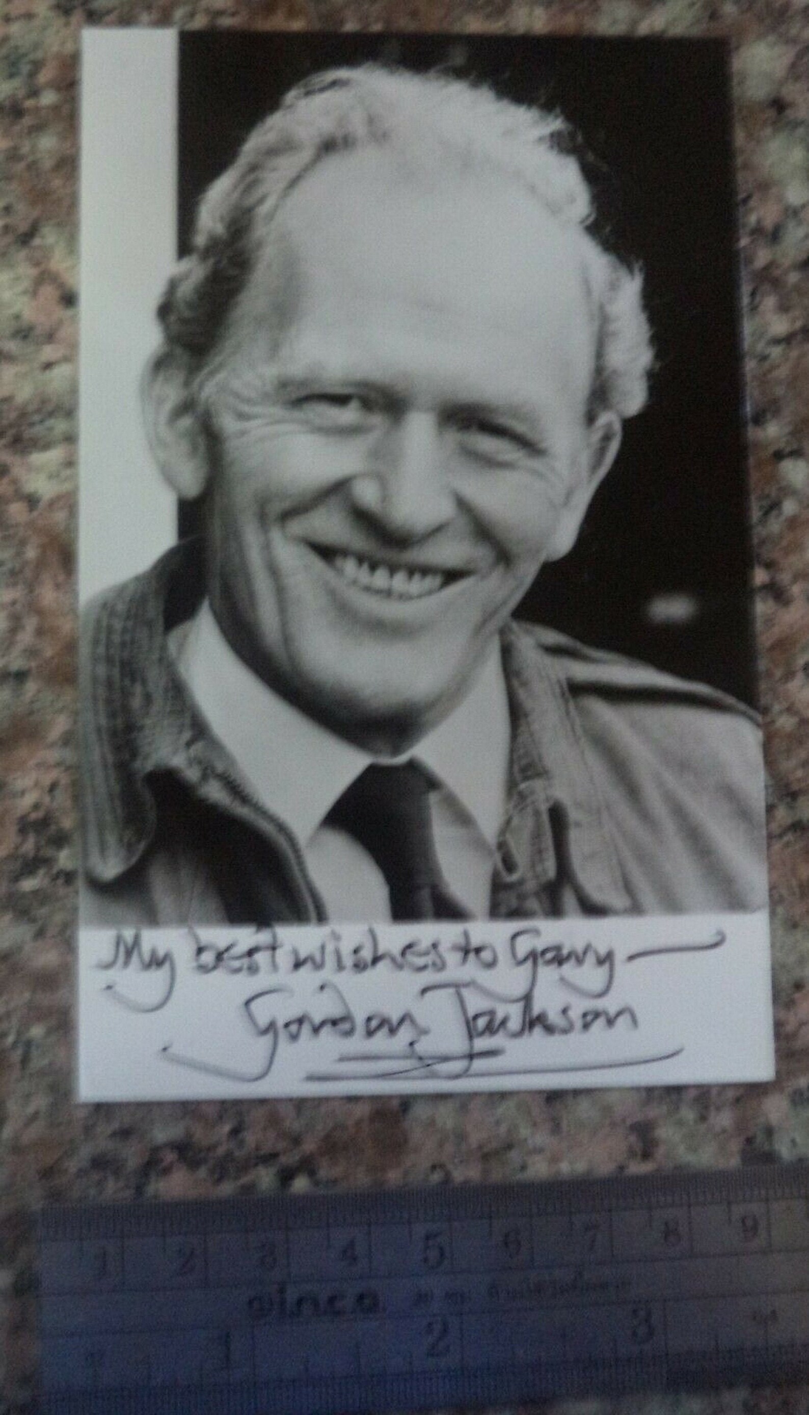 GORDON JACKSON 1923 1990 Autograph, Hand Signed on Photo - Etsy