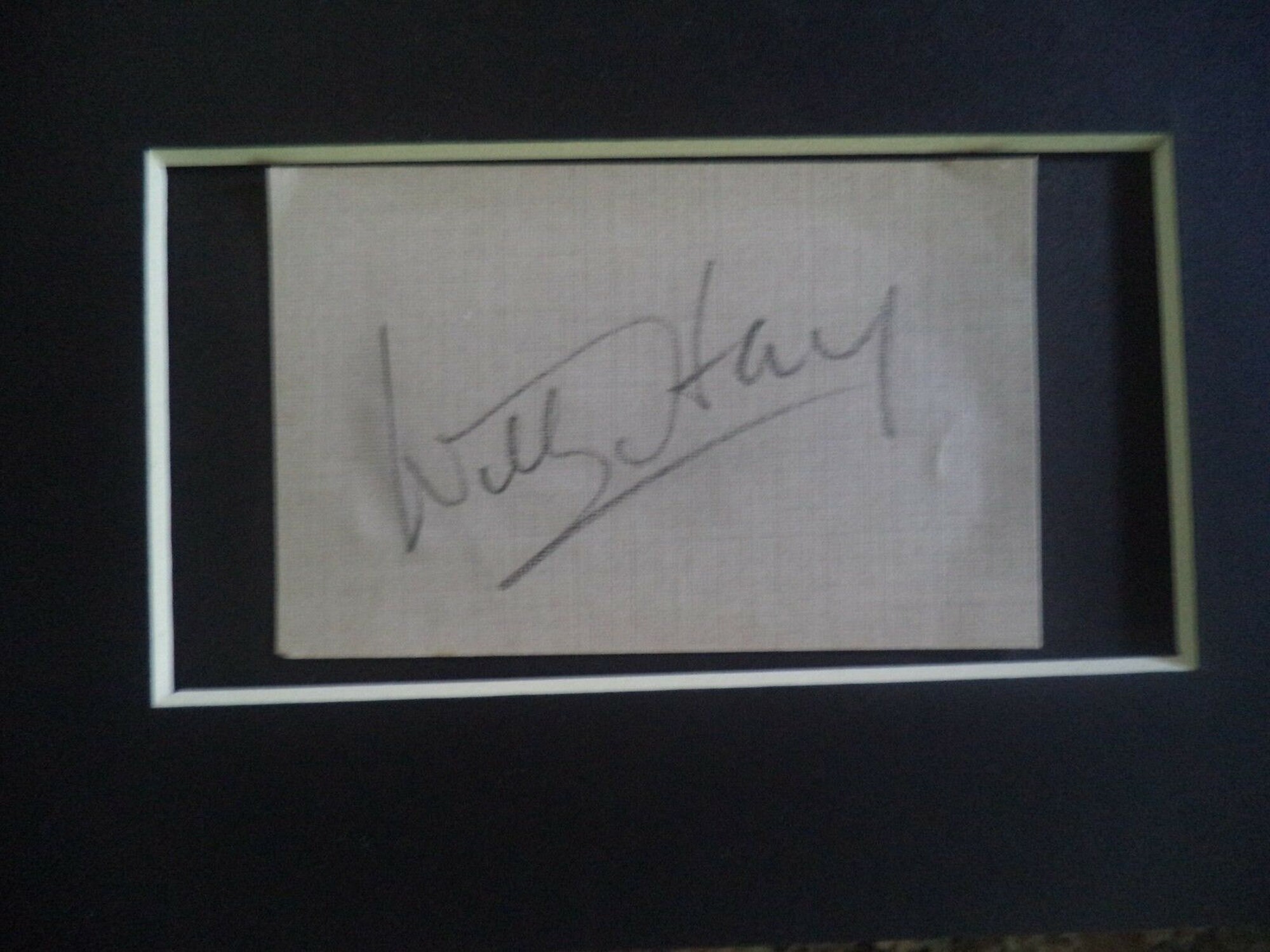 WILL HAY (1888 – 1949) Autograph Mounted Display, Hand Signed on Page ...