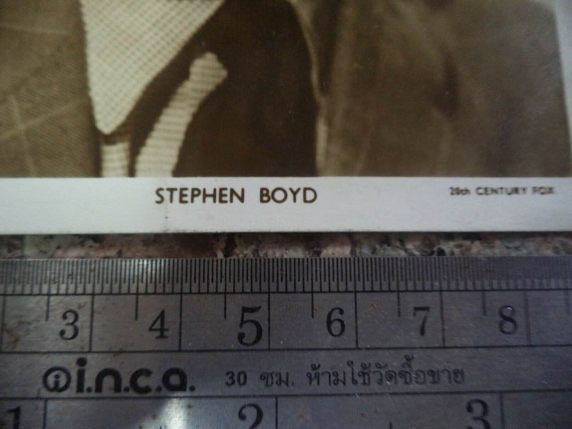 STEPHEN BOYD (1931 – 1977) Autograph, Hand Signed on a PICTUREGOER ...